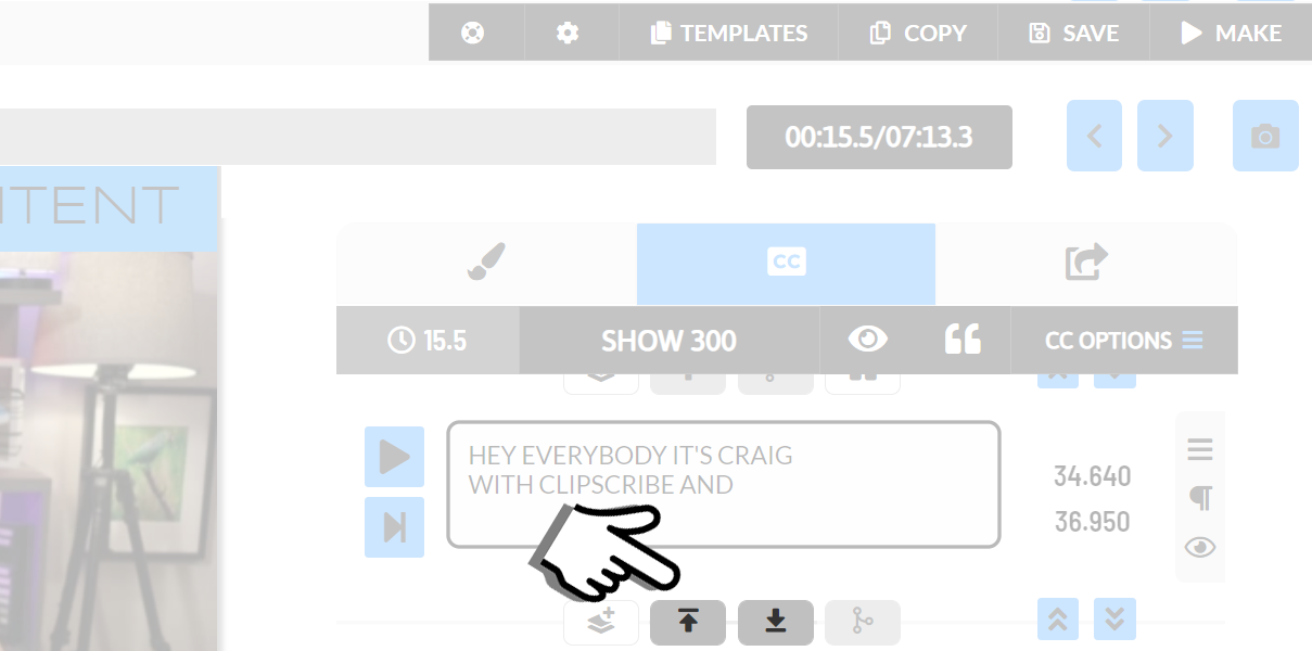 Adjusting the Timing of your Subtitles - ClipScribe