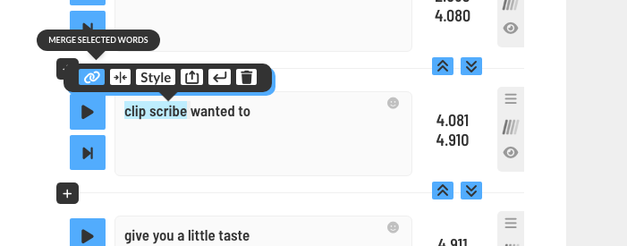 Editing Your Subtitles - ClipScribe
